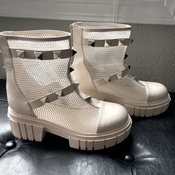 Shoes | Mesh Combat Boots | Poshmark